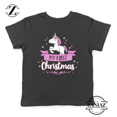 My First Christmas The Unicorn Kids T-Shirt