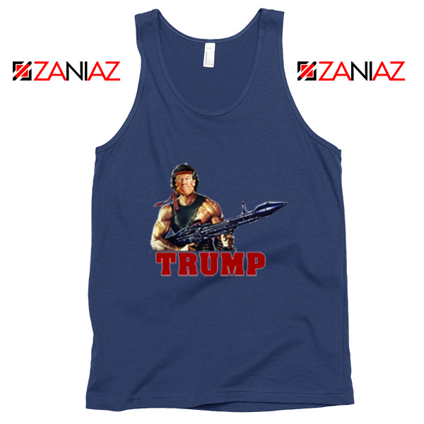 Donald Trump Rambo Tank Top - ZANIAZ