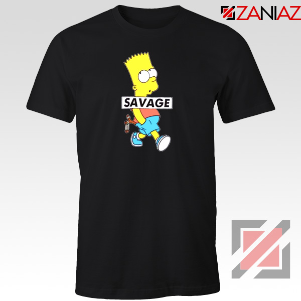 Bart Simpson Savage Tshirt - ZANIAZ