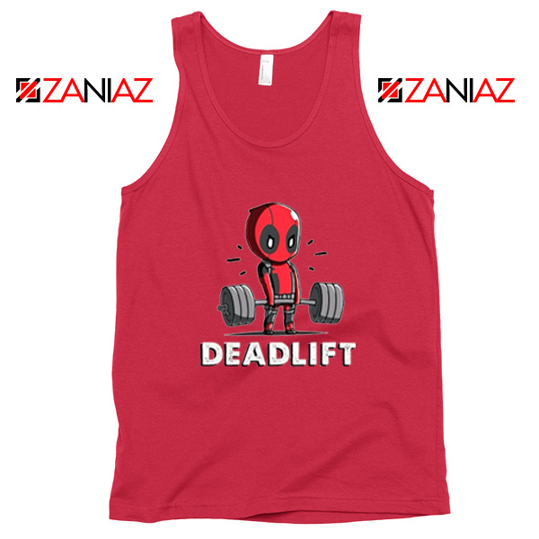 Deadpool Deadlift Tank Top Superhero S-3XL - ZANIAZ.COM