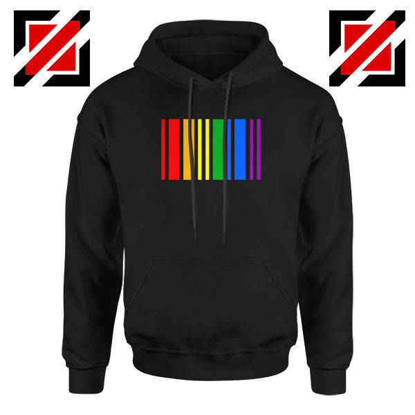 Rainbow Barcode Hoodie Pride DNA Merch Hoodies S 2XL Rainbow Barcode Hoodie Pride DNA Merch Hoodies S 2XL