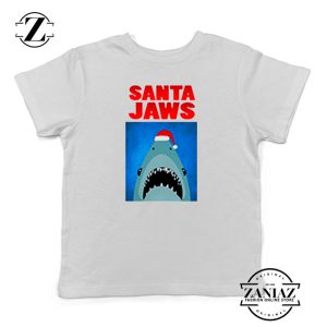 Get Now Father Christmas Jaws Parody Youth Tee - ZANIAZ
